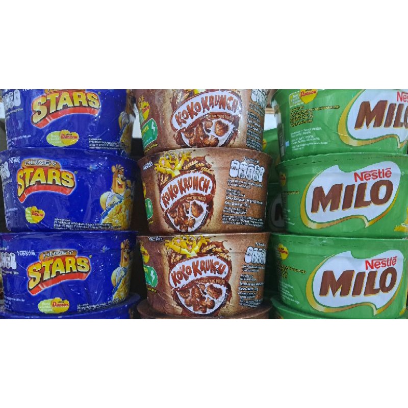 Jual Koko Crunch / Milo / Honey Star Cereal Combo Cup | Shopee Indonesia