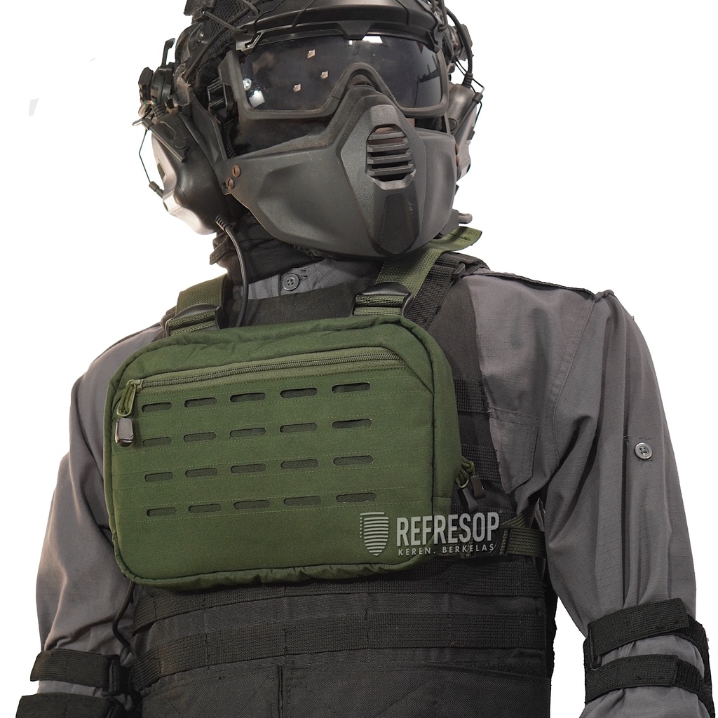 Jual REFRESOP Original PX601 Tas Dada Army Tactical Chestbag - Hijau ...