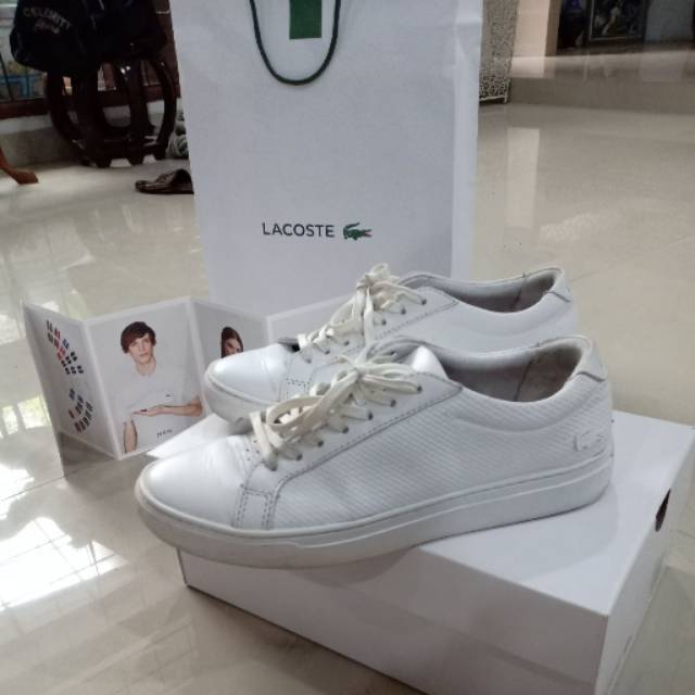 Jual Sepatu lacoste putih original | Shopee Indonesia