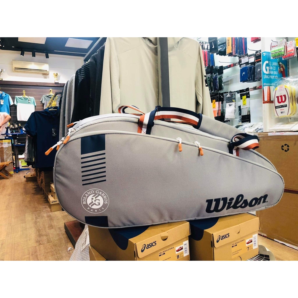 Jual Tas Tenis Tennis Wilson Roland Garros Gray Navy Team 3R Original ...