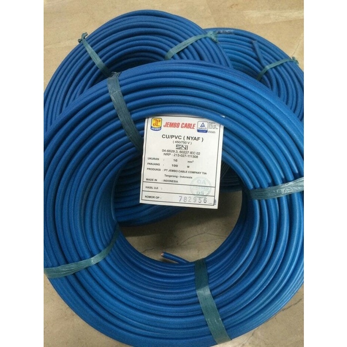 Jual KABEL JEMBO NYAF 16mm Meteran | Shopee Indonesia