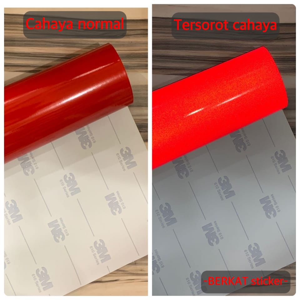 Jual Original 3M 610 SCOTCHLITE REFLECTIVE STICKER 120cm x 100cm 3M-610 stiker skotlet reflektif ...