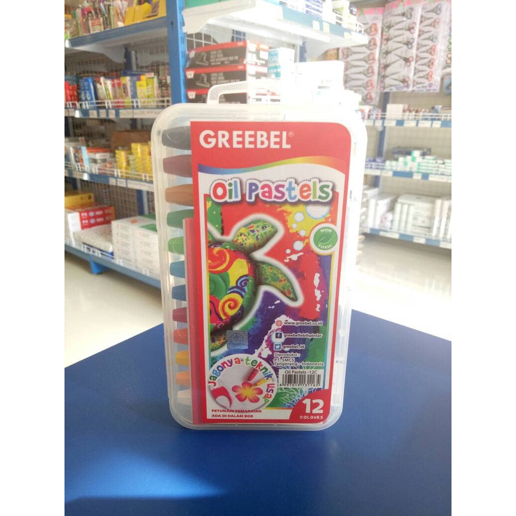 Jual Crayon 12 warna Grebel | Shopee Indonesia