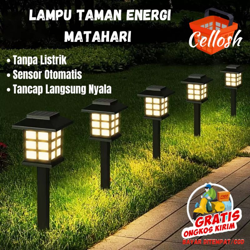 Jual Lampu Taman Tenaga Surya Energi Cahaya Matahari Solar Dekorasi ...