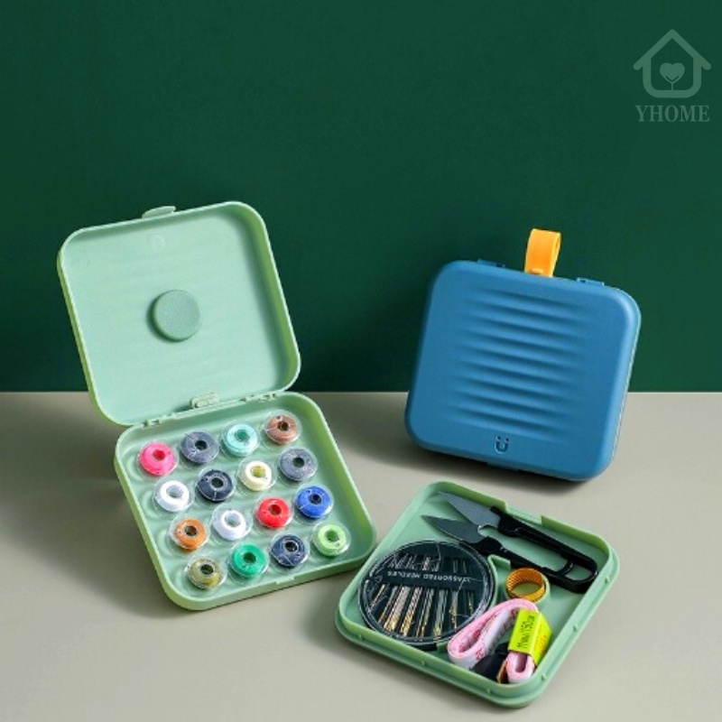 Jual YHOME Set Alat Jahit Kotak Magnet 21 Pcs /Sewing box/Set Alat ...
