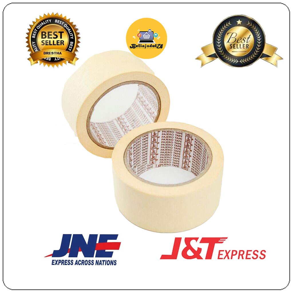 Jual Beliajadulu88 Isolasi kertas masking tape 24 dan 48 lakban kertas ...