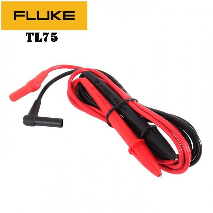 Jual FLUKE TL75 Probe and Test Lead Set - HardPoint 2mm Multimeter ...
