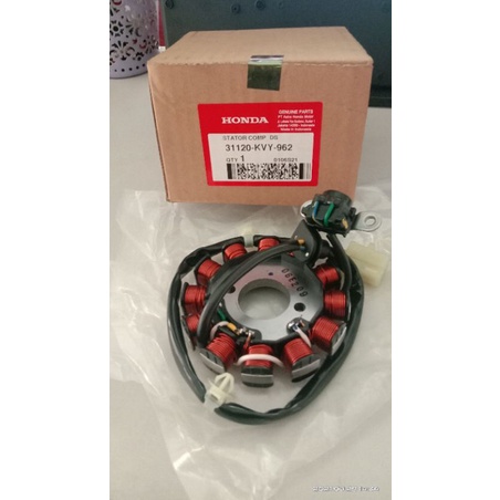 Jual Spull/stator comp Beat/Scoopy/Spacy karburator kode kvy kabel ...