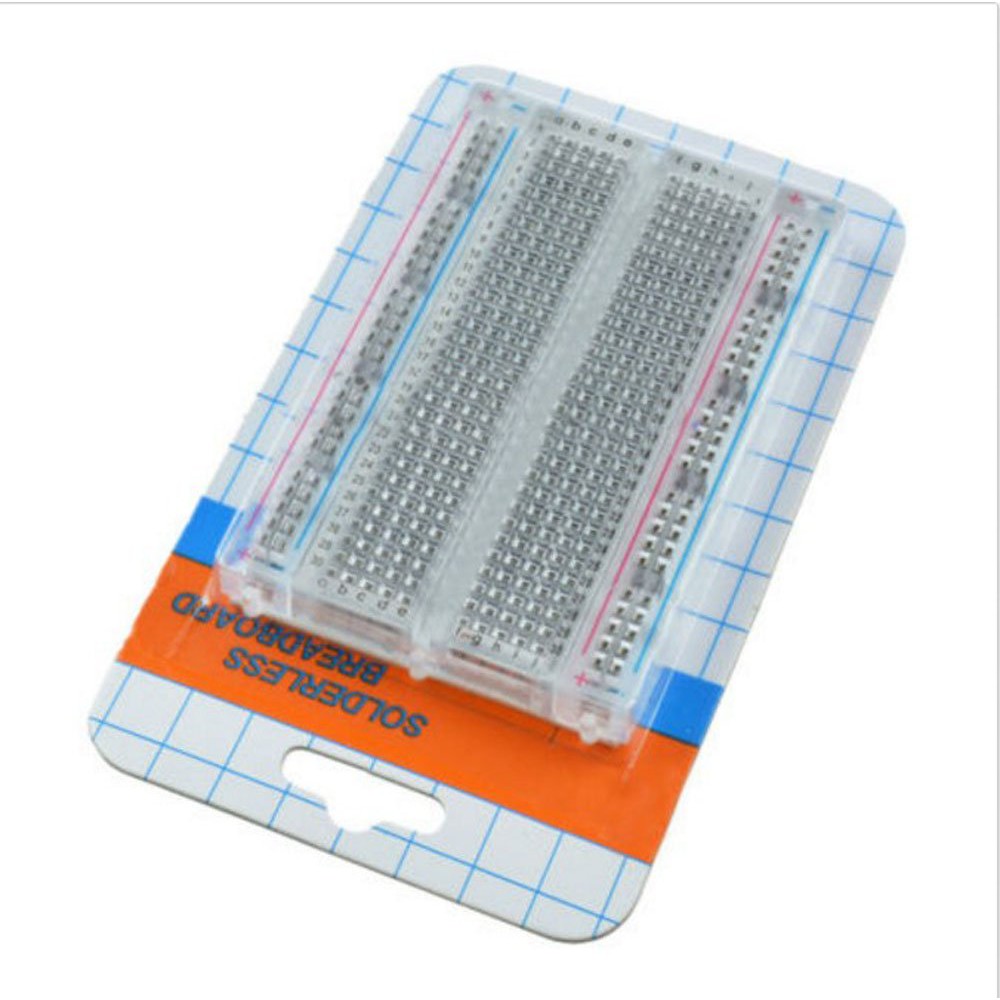 Jual Breadboard 400 Lubang Arduino Raspberry Pi SOLDERLESS 400 Titik ...