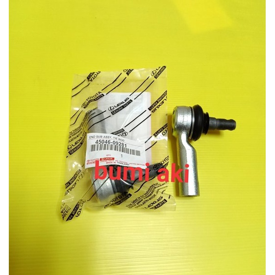 Jual TIE ROD END ATAU TIROD TEROD STEERING ORIGINAL TOYOTA FORTUNER ...