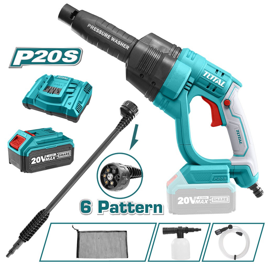 Jual Total Tools - Cordless Pressure Washer Power Cleaner Water Gun ...