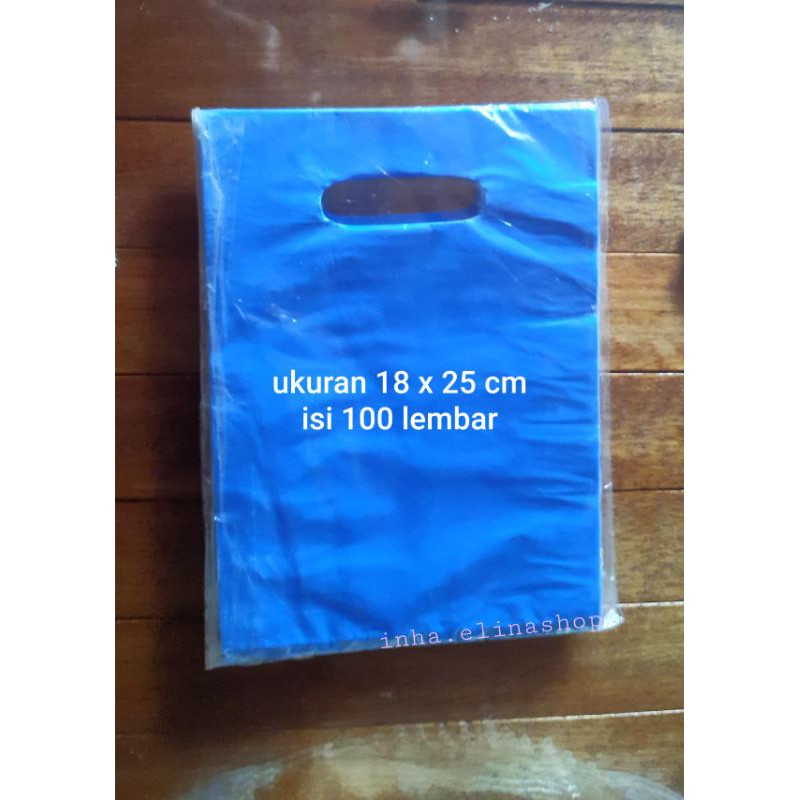 Jual 18x25cm Kantong Plastik olshop hd plong / Plastik HD Plong Polos ...