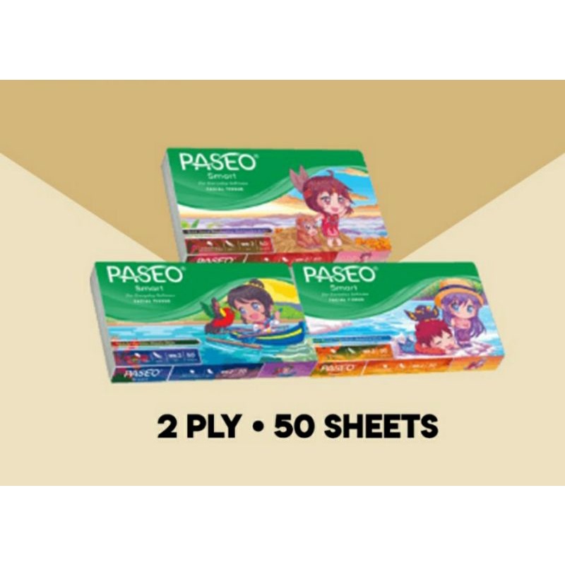 Jual Tissue paseo 50 sheets/paseo travel pack | Shopee Indonesia
