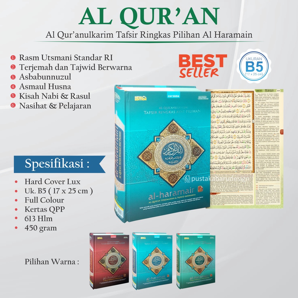 Jual Alquran Kecil Al Quran Hafalan Perkata Ringkas Terjemahan Tajwid