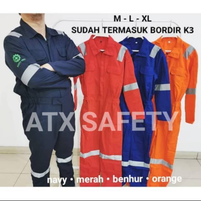 Jual Wearpack Terusan / Baju Safety Jumpsuit / Wearpak / Werpak ATX ...