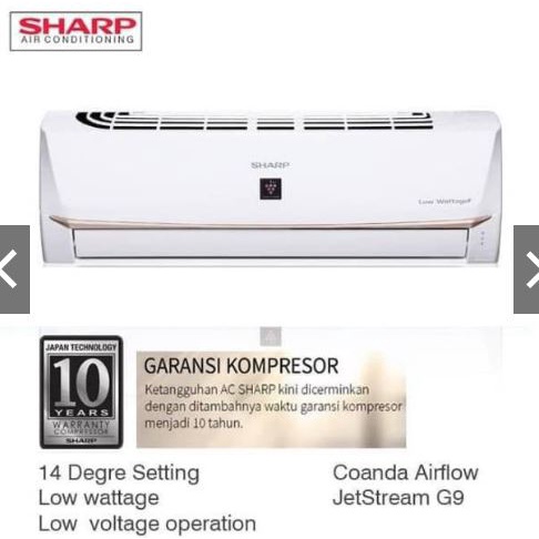 Jual AC SHARP AH-AP9UHL 1 PK LOWWAT PLASMA + PASANG (Depok dan ...