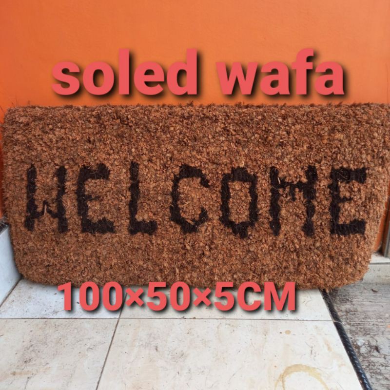 Jual KESED KESED HOTEL KANTOR WELCOM SERABUT KELAPA 100×50×5CM | Shopee ...