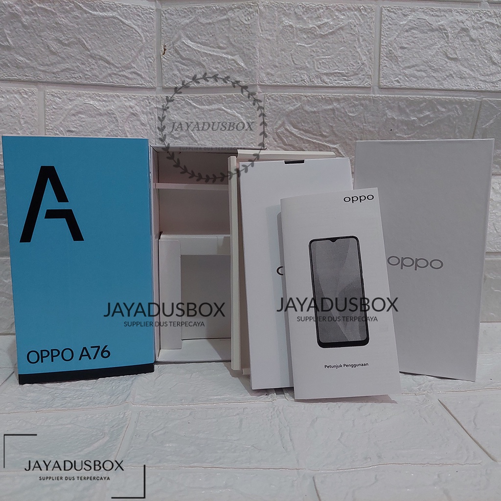 Jual DUS OPPO A76 FULL AKESORIS FREE STIKER - FULLSET - DUSBOK OPPO ...