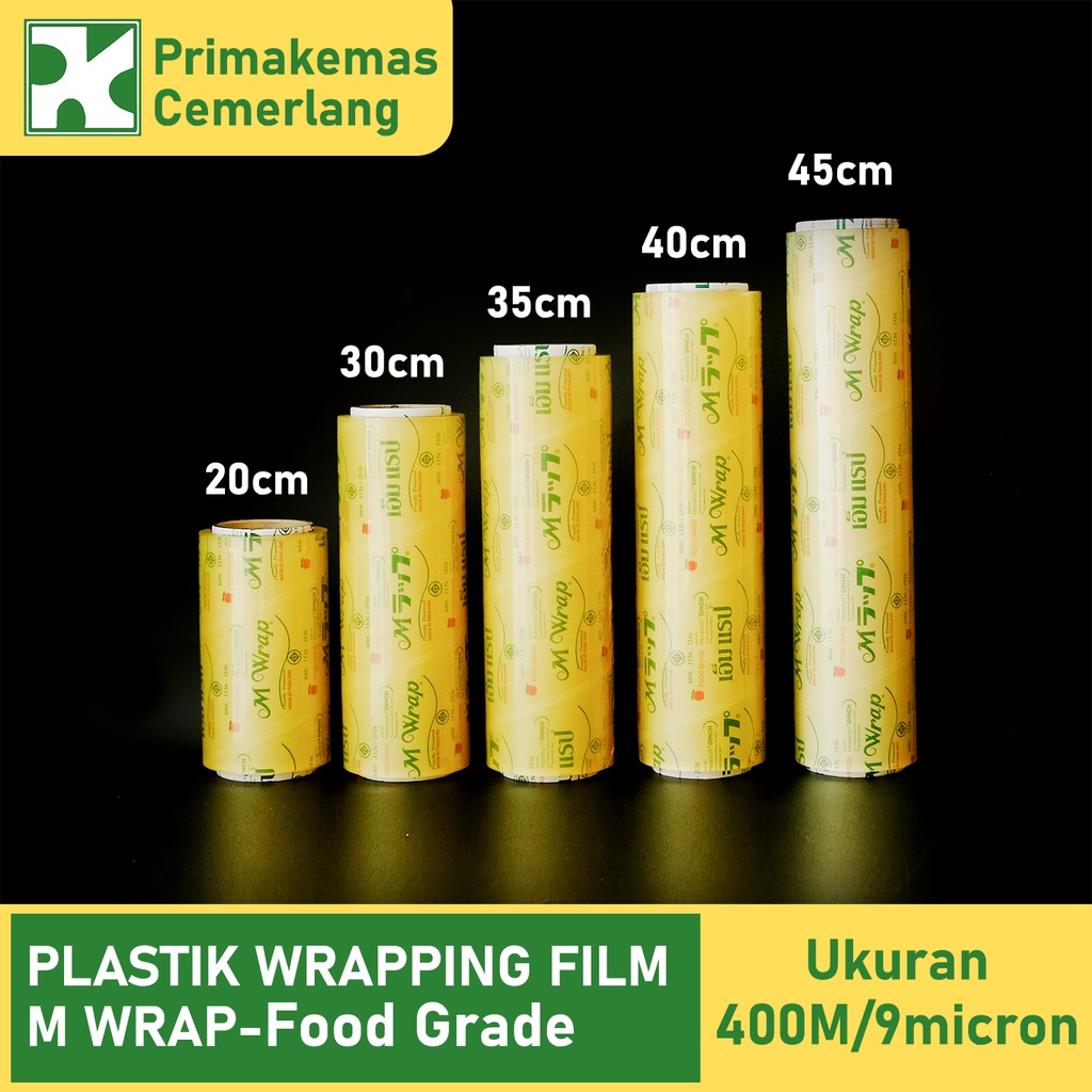 Jual PLASTIK WRAP MAKANAN M-WRAP 40 CM / FOOD WRAPPING / PLASTIK ...