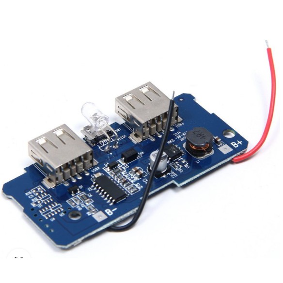 Jual Modul Powerbank Cas 2 Slot Multi Charger Step Up Protection 5v 2A ...