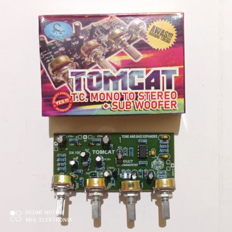 Jual Tomcat Tone Control Mono To Stereo Plus Subwoofer By Scorpion ...