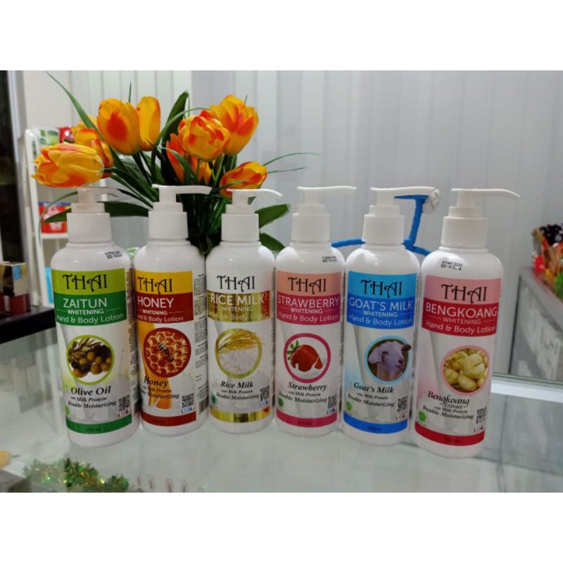 Jual Hand body Thai goat milk 250ml | Shopee Indonesia