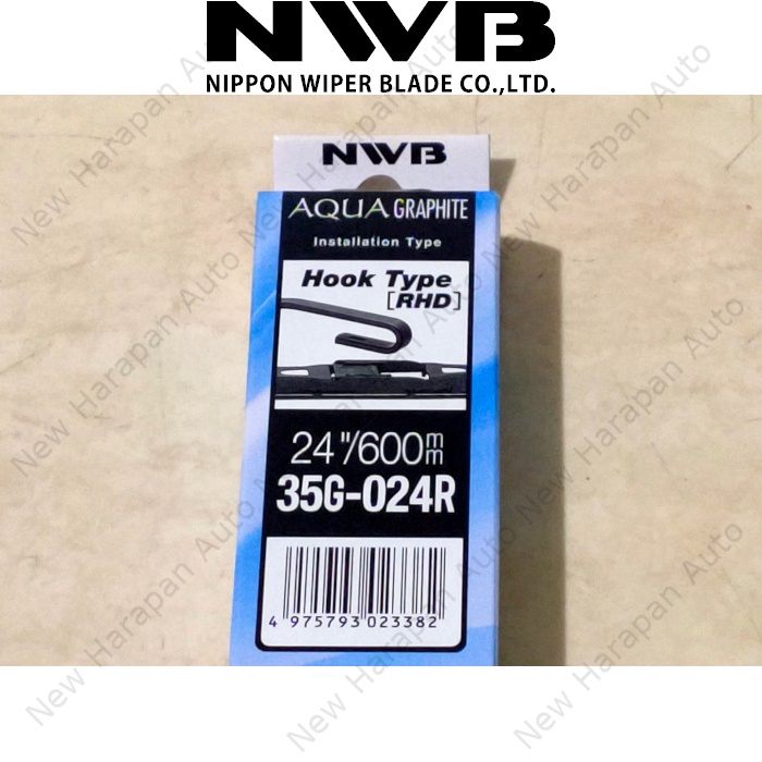 Jual Nippon Wiper Blade Depan 24" Inch NWB AQUA Sapu Kaca 60 cm | Shopee Indonesia