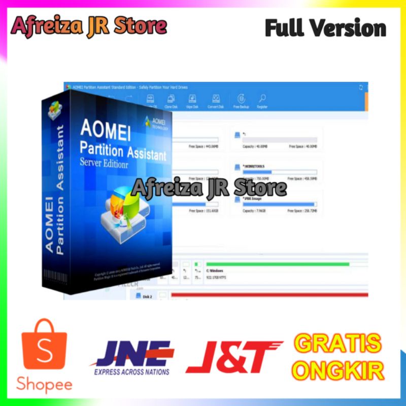 Jual Aomei Partition Assistant Server Edition 8.5 original lisensi ...