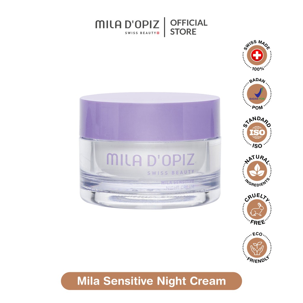 Jual MILA D'OPIZ Mila Sensitive Night Cream | Shopee Indonesia