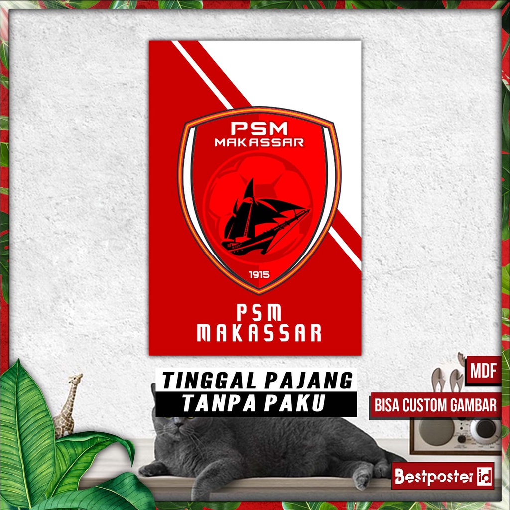 Jual Poster PSM MAKASSAR Frame Kayu BOLA MDF020358 | Shopee Indonesia