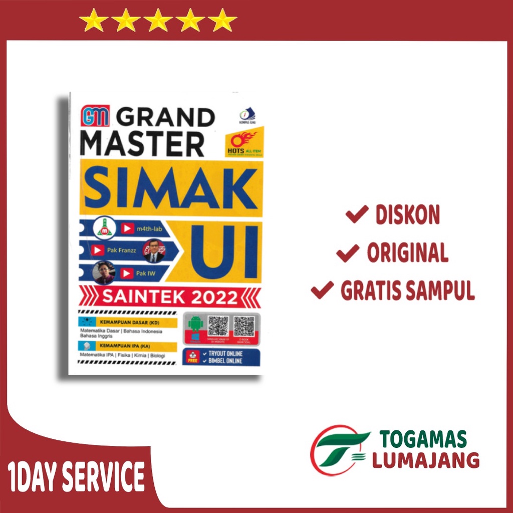 Jual GRAND MASTER SIMAK UI SAINTEK 2022 | Shopee Indonesia Jual GRAND MASTER SIMAK UI SAINTEK 2022 | Shopee Indonesia