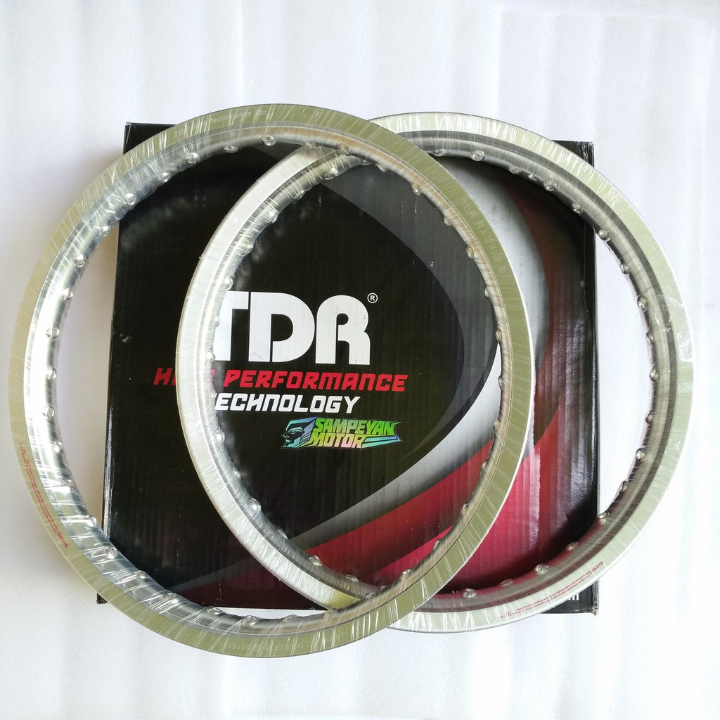 Jual Velg Rim Jari Jari TDR Racing W Shape Silver Ring 17 - 140 160 185 ...