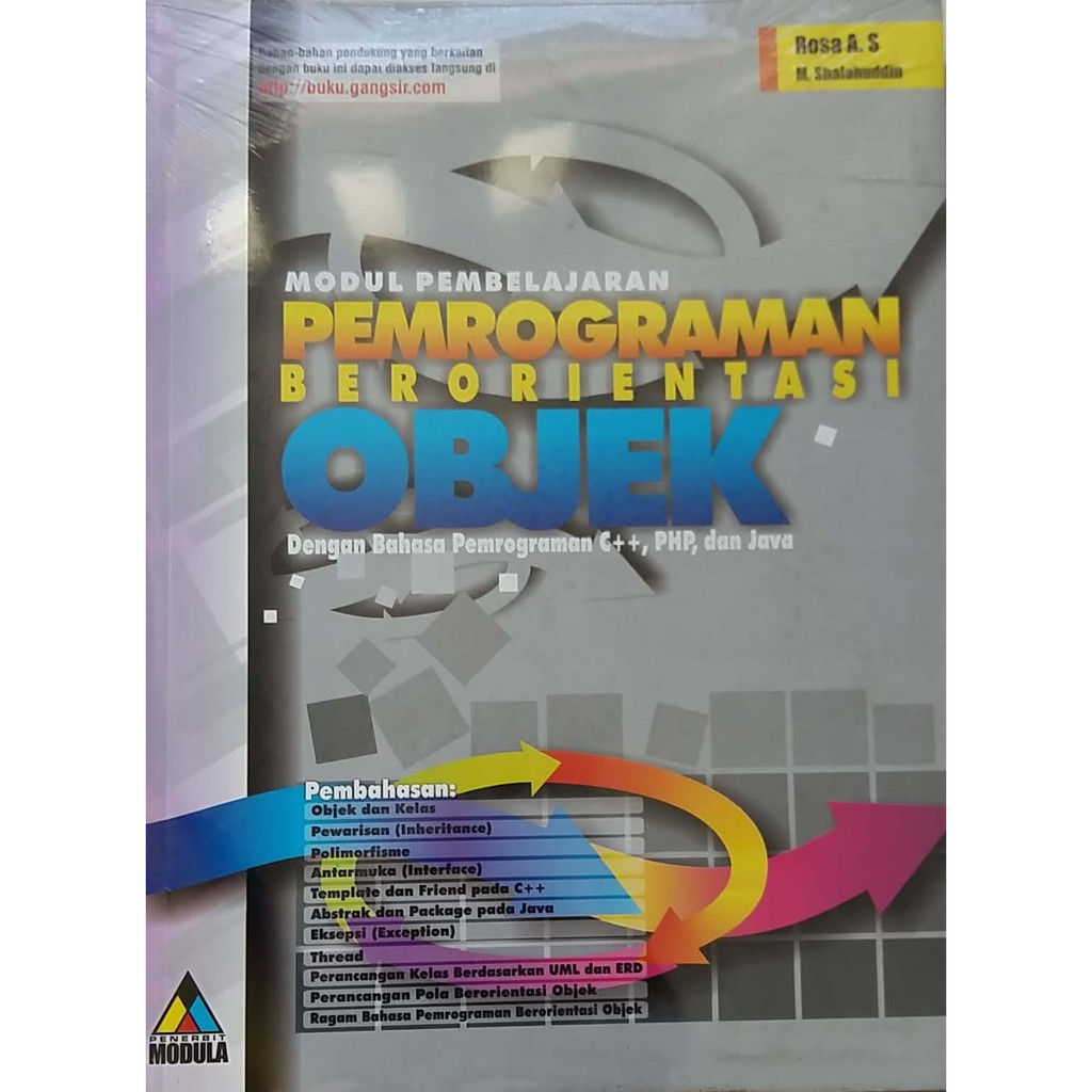 Jual MODUL PEMBELAJARAN PEMROGRAMAN BERORIENTASI OBJEK DENGAN BAHASA ...