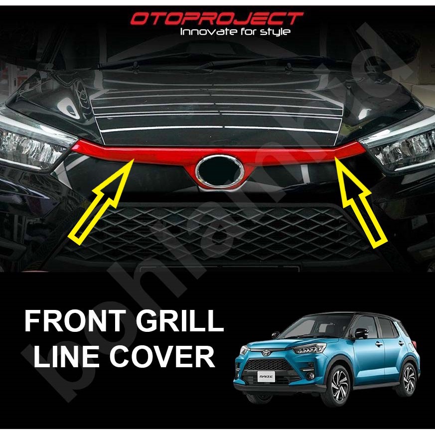 Jual Front Grill Line Cover RAIZE ROCKY Otoproject Cover Grill Depan ...