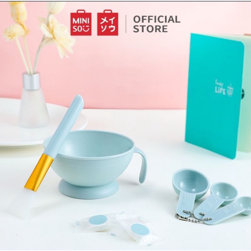 Jual MINISO DIY BEAUTY TOOLS SET / mask bowl DIY set / Masker permen ...
