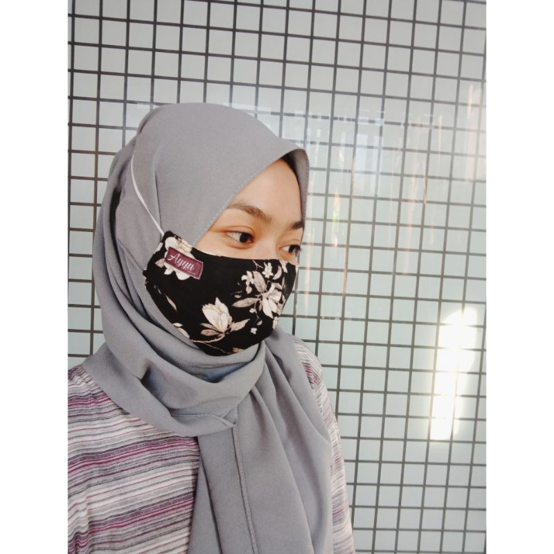Jual Masker kain motif batik kekinian model scuba (hijab) | Shopee ...