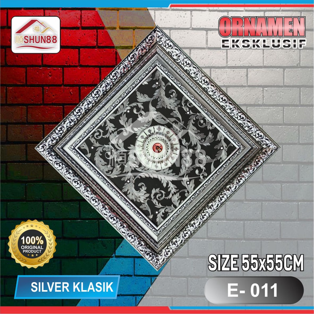 Jual Dudukan Lampu/Ornamen Plavon PVC / Hiasan Plapon / Rumah Lampu ...