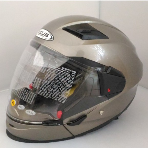 Jual Helm Modular Zeus Import ZS-611C D Silver | Shopee Indonesia