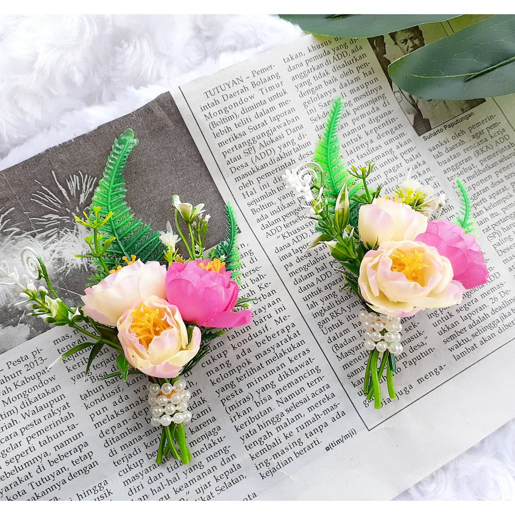 Jual Bunga Jas Pengantin Murah Cantik | Shopee Indonesia