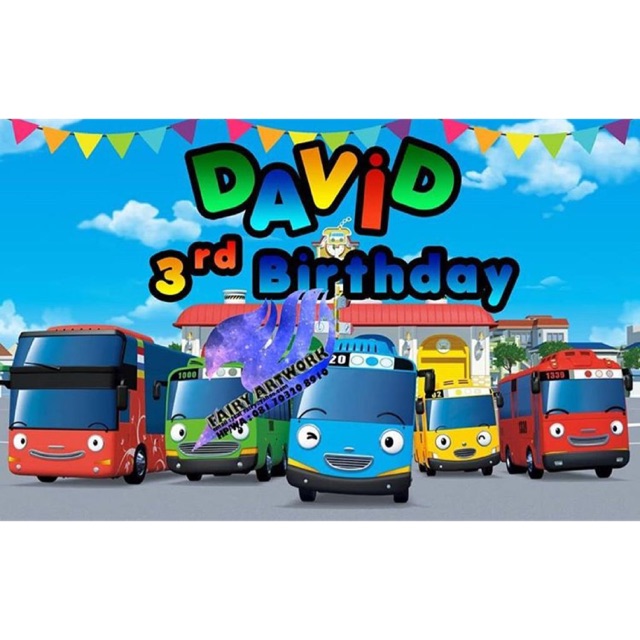 Jual Tayo Spanduk dan Banner ulang Tahun Ukuran 150 x 95 cm | Shopee ...