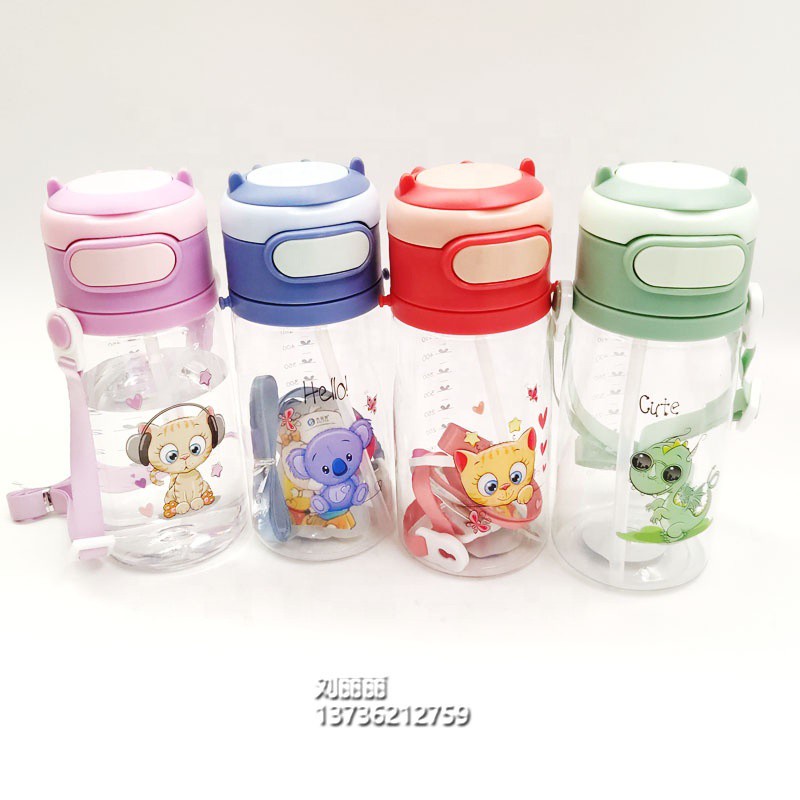 Jual BOTOL MINUM SELIYA ANAK KARAKTER / BOTOL MINUM SPORT ANAK LUCU DILENGKAPI SEDOTAN 550 ML ...