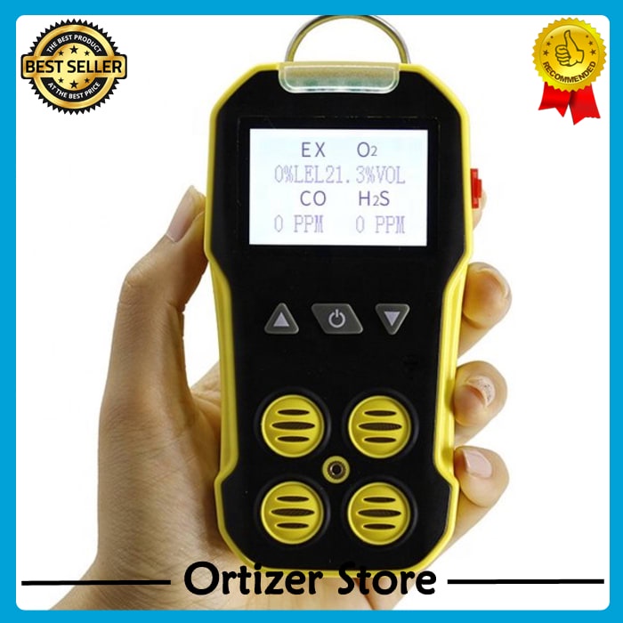 Jual Murah Gas Detector 4 In 1 O2 CO H2S LEL Bosean BH-4A Hidrogen ...