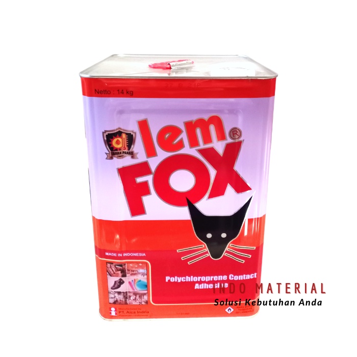 Jual Lem Fox Kaleng Merah Blek 14 Kg | Shopee Indonesia