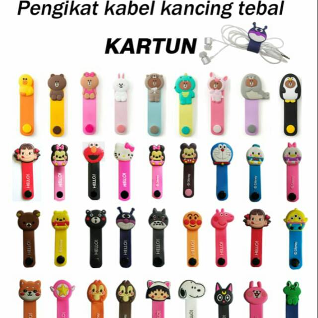 Jual PENGIKAT KABEL KARTUN GAMBAR ANIMASI | Shopee Indonesia