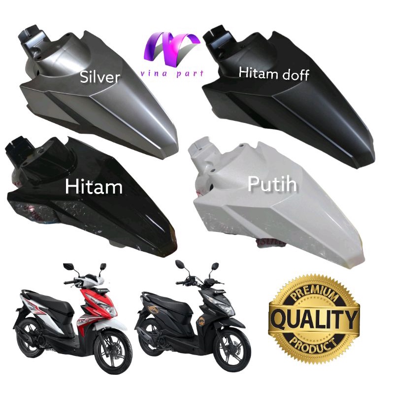 Jual spakbor depan beat esp new eco beat street k81 hitam putih silver ...