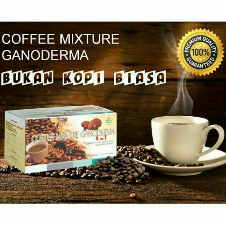 Jual COFFEE MIXTURE GANODERMA - KOPI PLUS GANODERMA 20 Sachet | Shopee ...