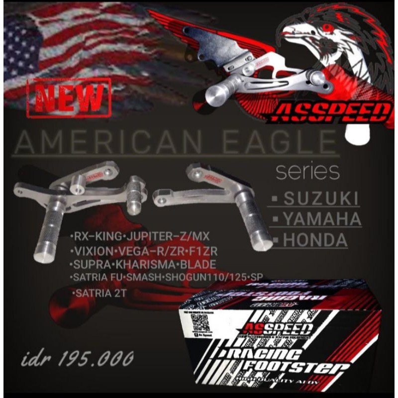 Jual Footstep Underbone yamaha Jupiter z jupiter mx ASSPEED | Shopee ...