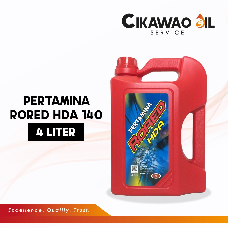 Jual Oli Transmisi/Gardan Rored HDA 140 GL-5 4L | Shopee Indonesia