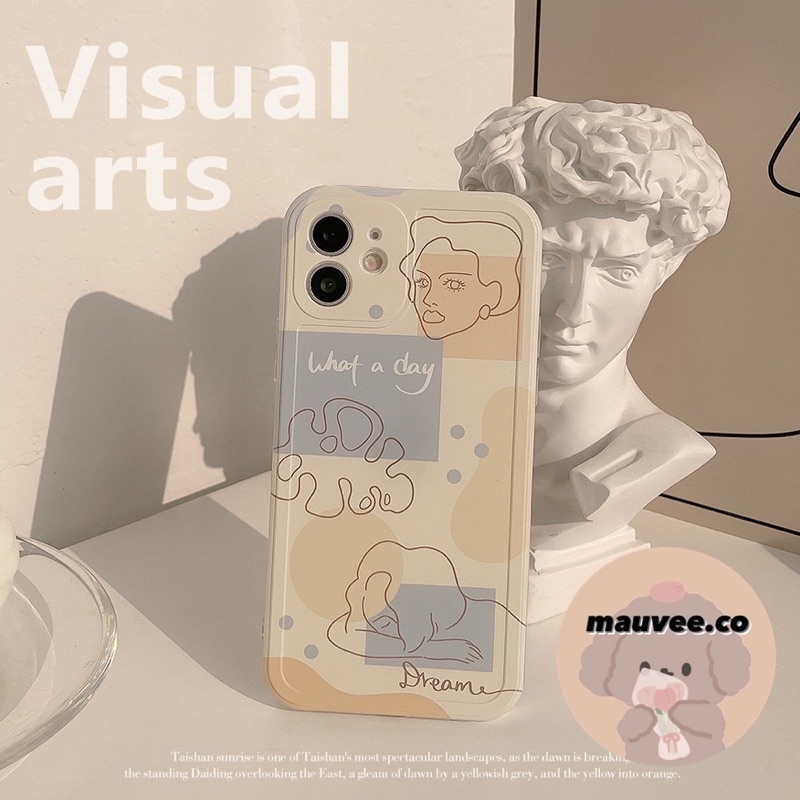 Jual IPHONE CASE ABSTRACT AESTHETIC SOFT CASE PASTEL CASING IPHONE XS ...