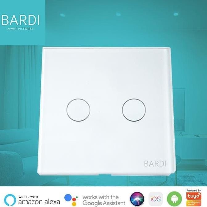 Jual Bardi Smart Wall Switch Saklar Pintar Touch WiFi Smart Home EU 2 ...